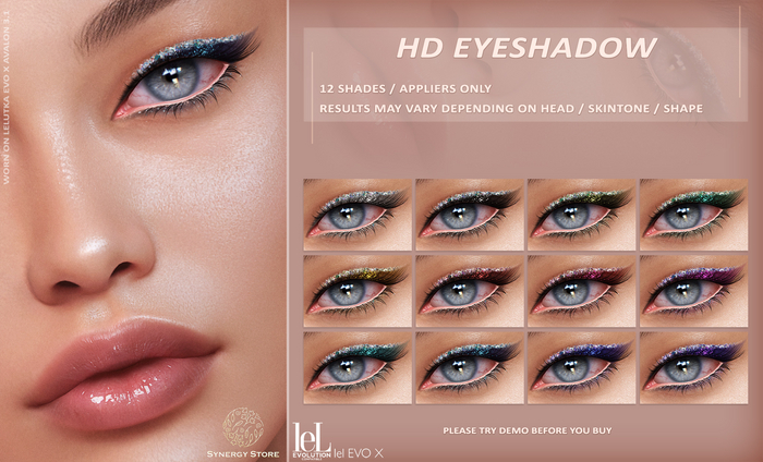 Second Life Marketplace - [SYN] Synergy HD Eyeshadow Seattle LEL EVO/EVO X